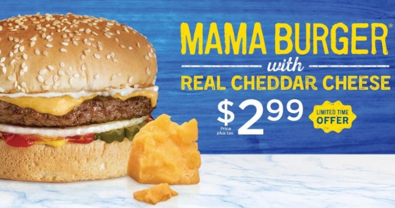 A&W Canada Promotions: Enjoy a Mama Burger for $2.99 (Ontario Only ...