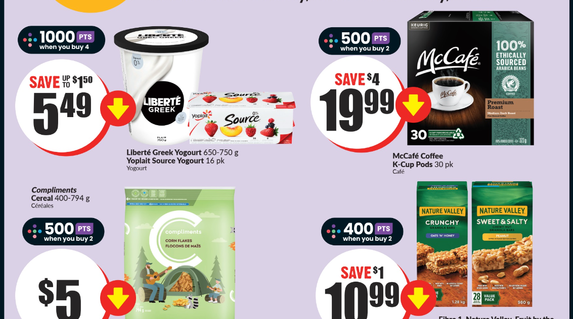 Freshco Ontario: Liberte or Source Yogurt $2.99 Each After Scene Points ...