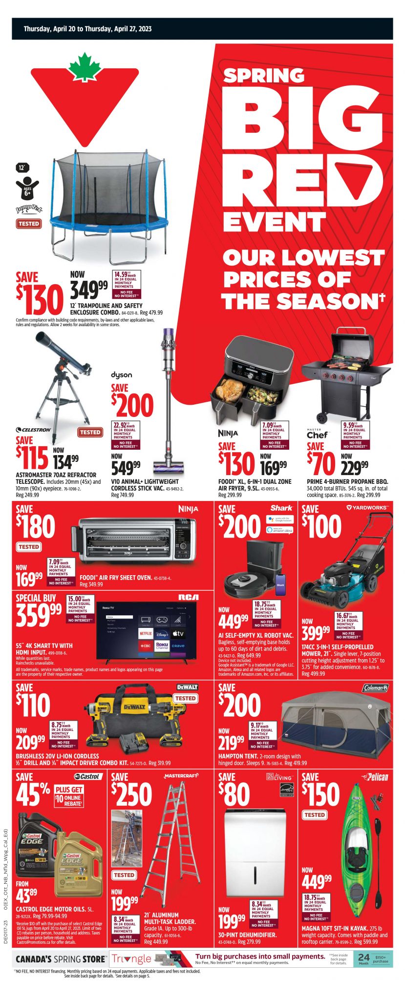 Canadian Tire Canada Big Red Event: Save Up to 70% OFF Top Tools, Home ...