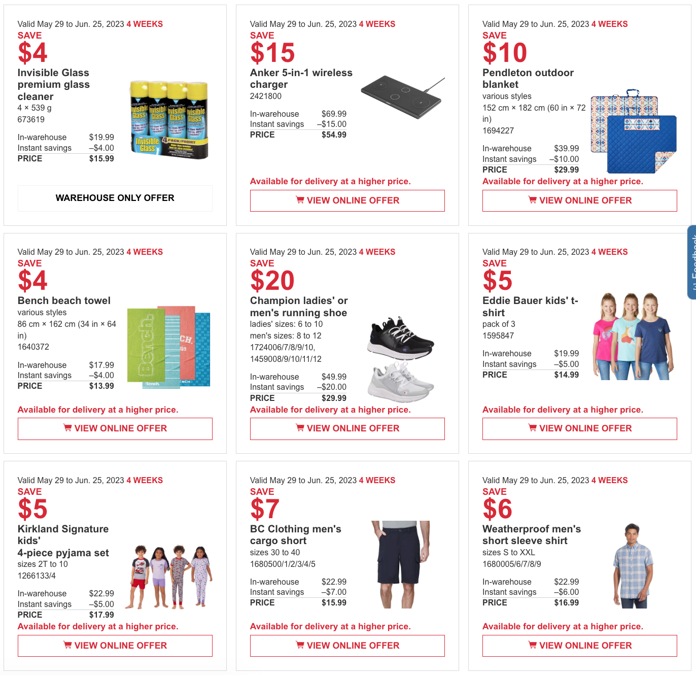 Costco Canada Coupons/Flyers Deals at All Costco Wholesale Warehouses ...