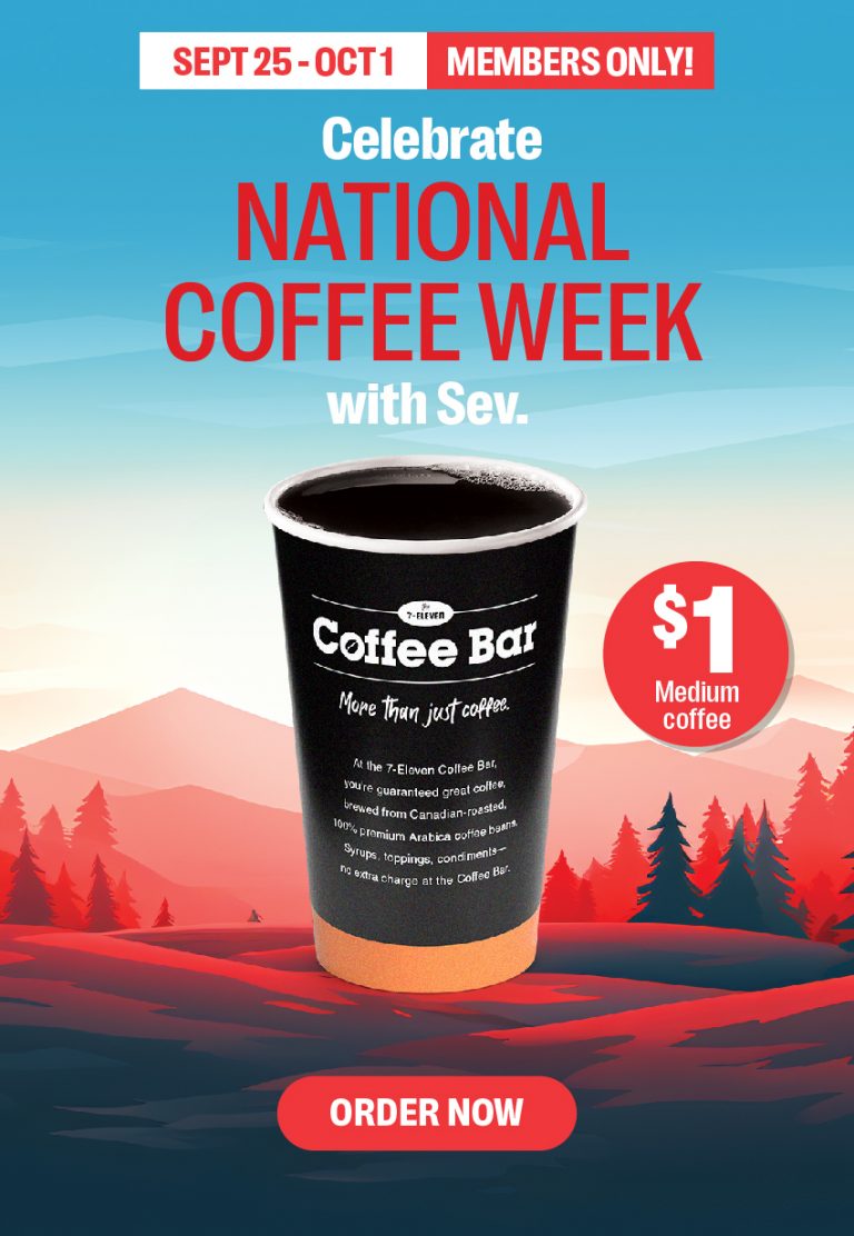7-Eleven Canada National Coffee Week: Get Medium Coffee for $1 ...