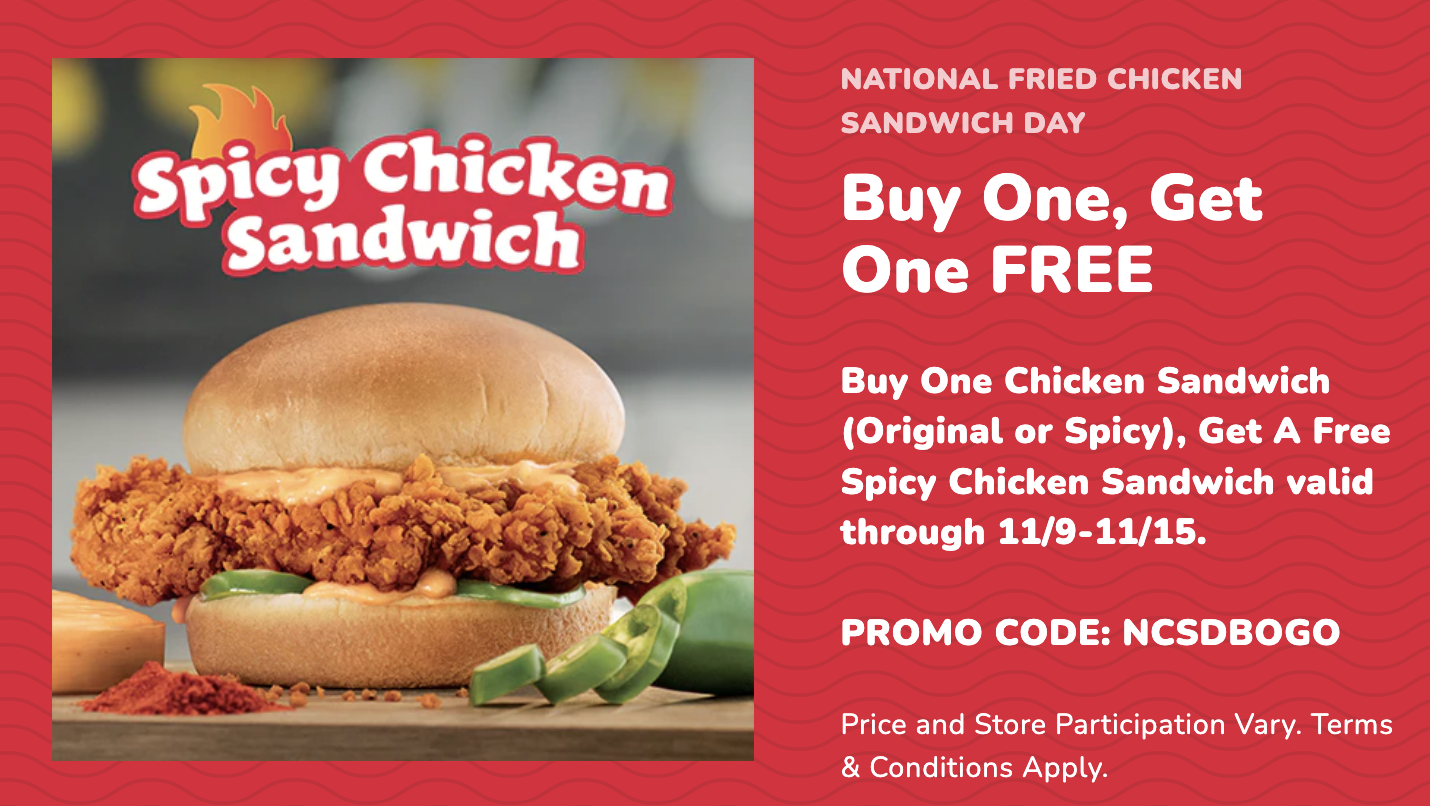 Jollibee Canada Pre Black Friday Promotions: Buy One Chicken Sandwich ...