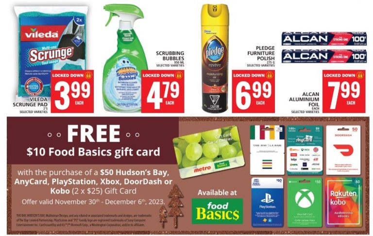 Food Basics Ontario: Get A $10 Food Basics Gift Card With the Purchase ...