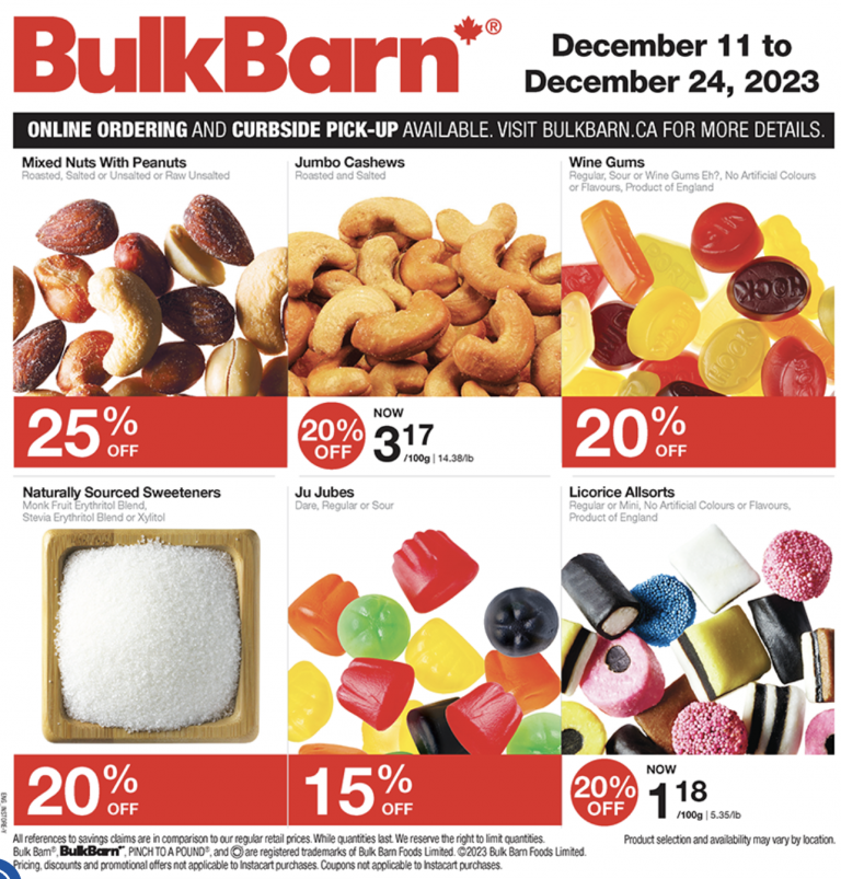 Bulk Barn Canada Coupons and Flyer Deals: Save $10 Off Your $30 ...