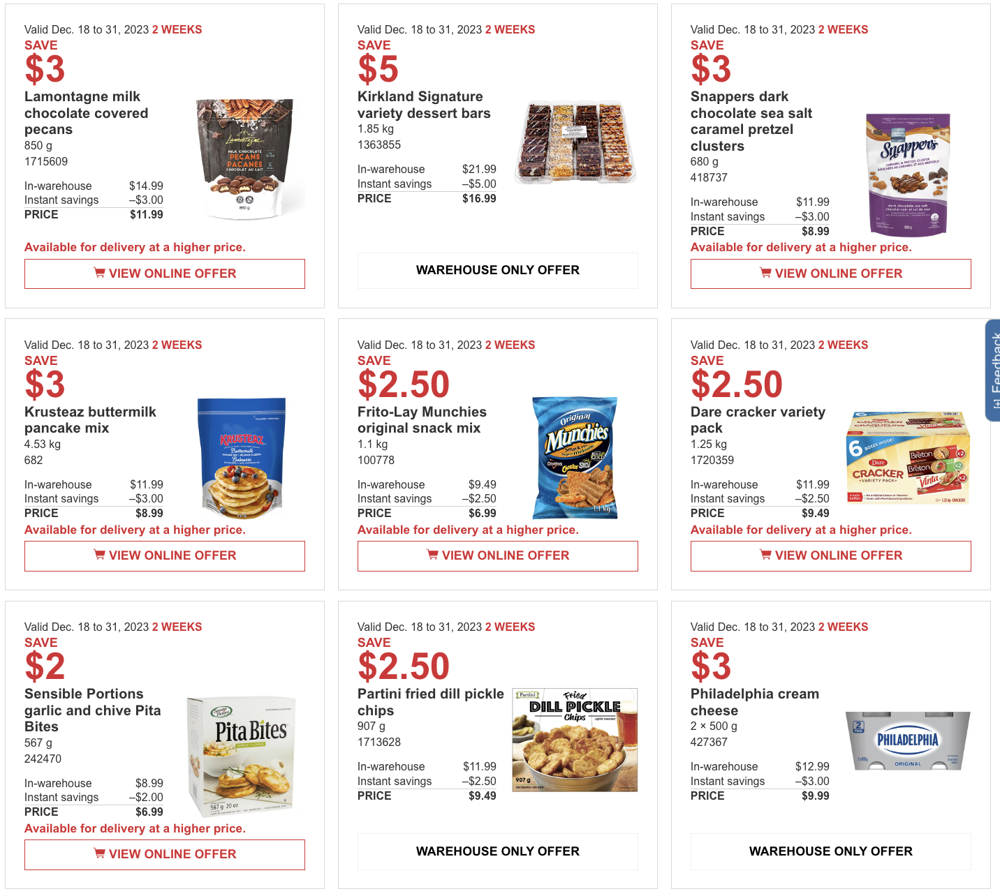Costco Canada Coupons/Flyers Deals at All Costco Wholesale Warehouses ...