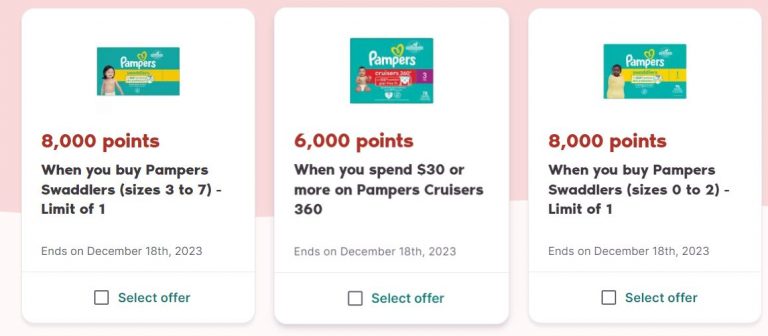 PC Optimum: New Loadable Pampers Offers Available - Canadian Freebies ...