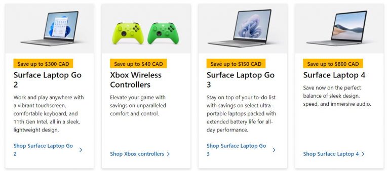 Microsoft Store Canada Deals - Canadian Freebies, Coupons, Deals ...