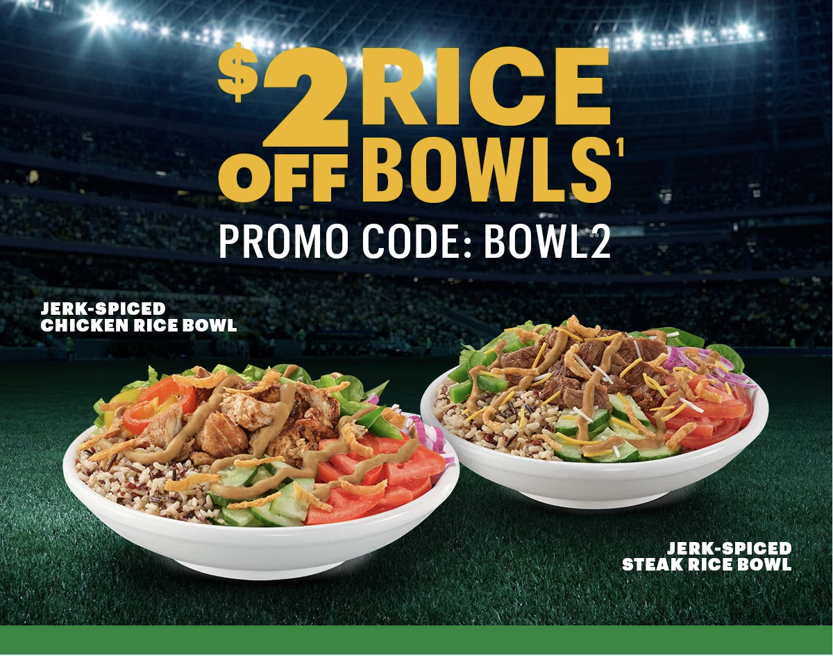 Subway Restaurants Canada Promo Code: Save $2.00 Off New Jerk-Spiced ...
