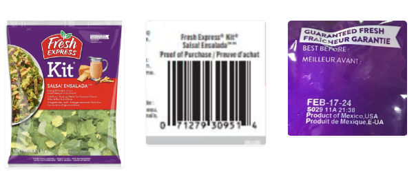Food Recall Warning: Fresh Express Brand Salsa! Ensalada Salad Kit ...