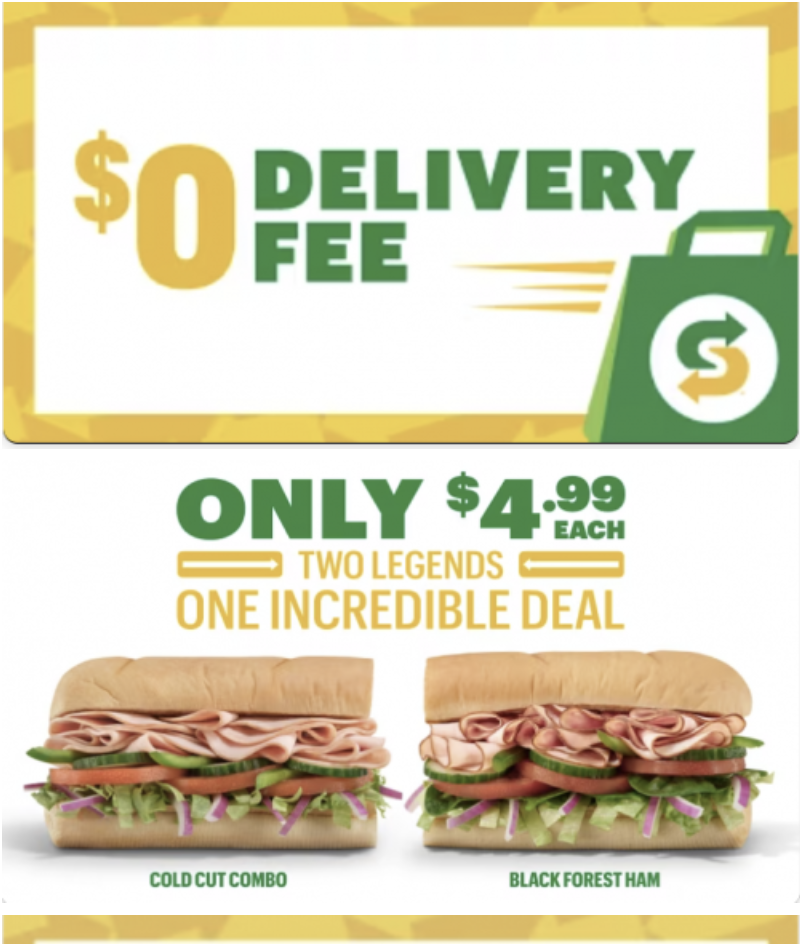 SUBWAY Restaurants Canada Promotions: $5 off Subway Series Deli ...