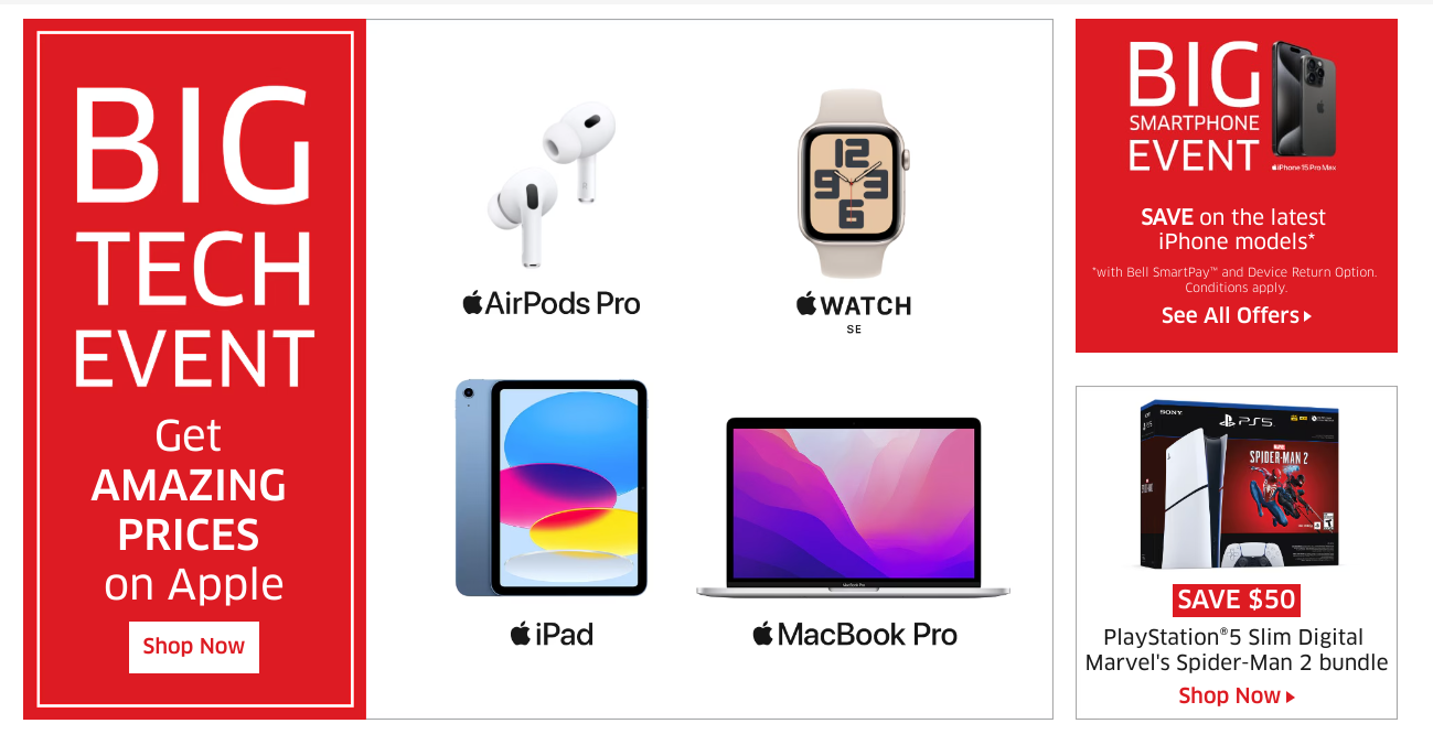 The Source Canada Apple Offers + Big Tech Event - Canadian Freebies ...