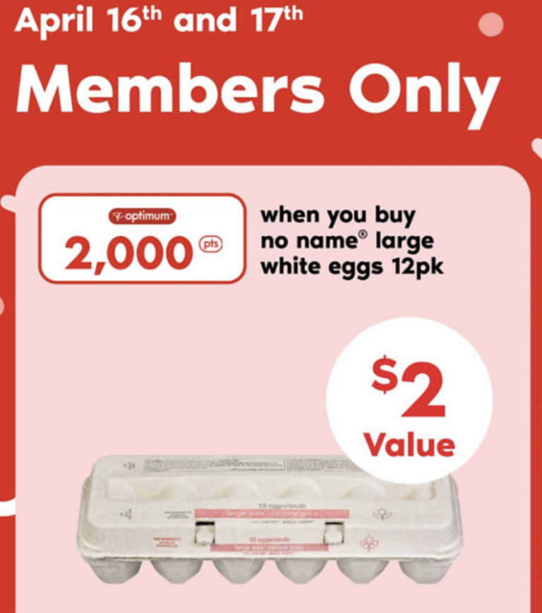 Loblaws Ontario Flash Offer: Get 2,000 PC Optimum Points When You Buy ...