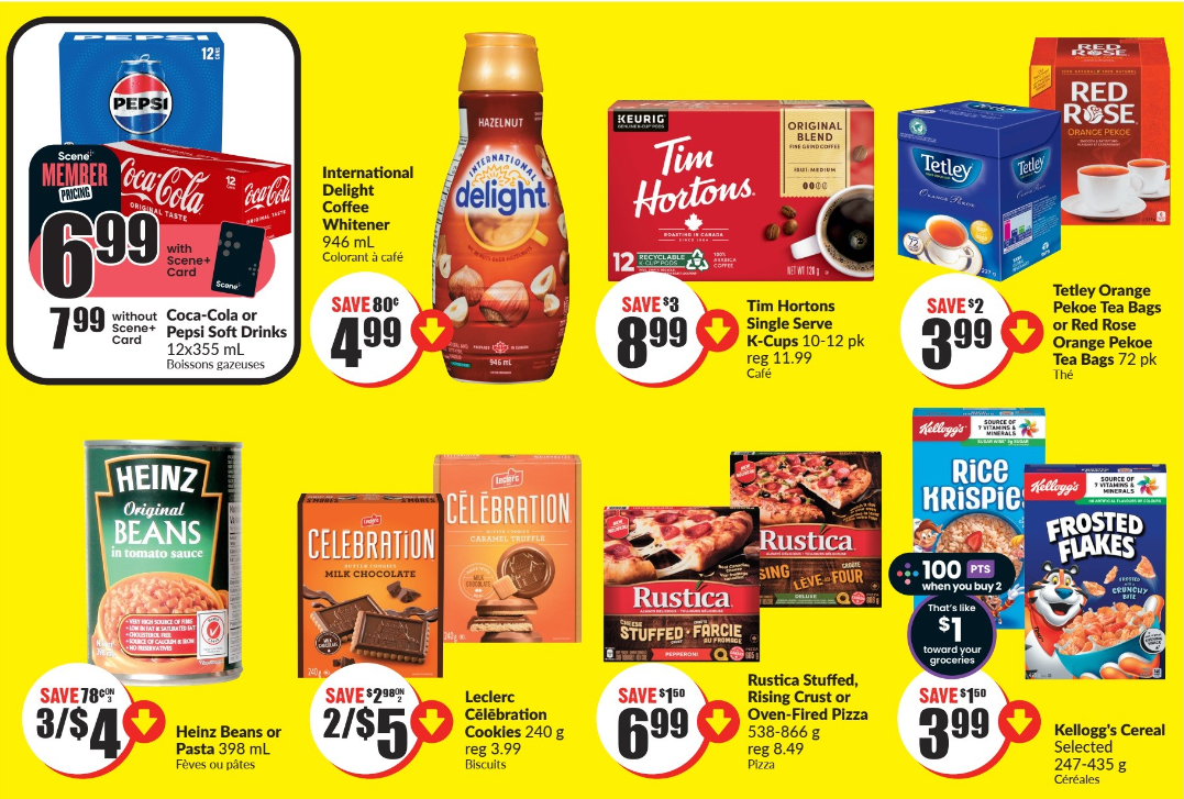 Freshco Ontario: Kellogg's Frosted Flakes 38 Cents Each with Price ...