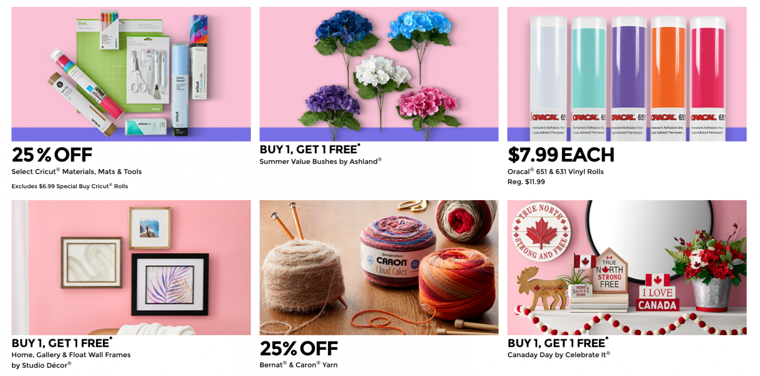 Michaels Canada Weekly Deals + Coupons - Canadian Freebies, Coupons ...