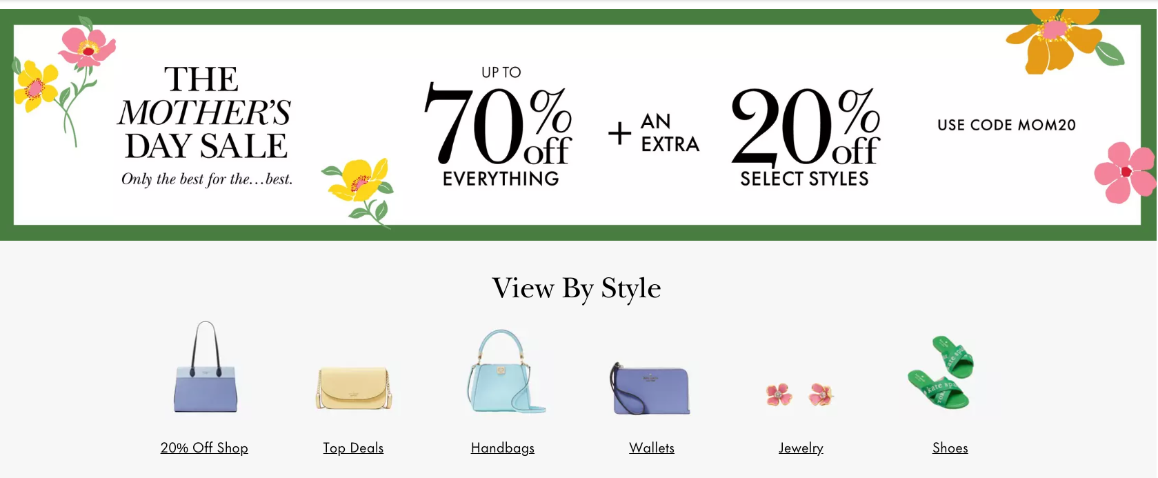 Kate Spade Canada + Outlet: Save up to 70% Off Sitewide + Extra 20% Off ...