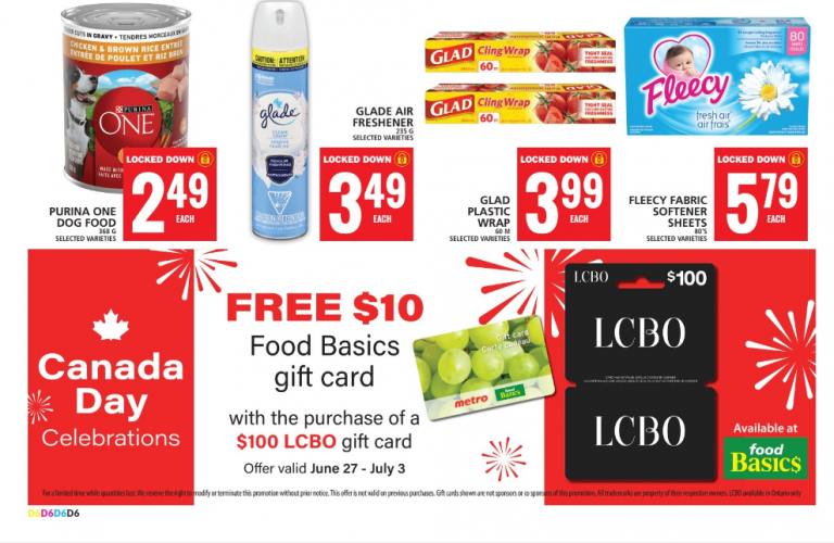 Food Basics Ontario: $10 Food Basics Gift Card When You Purchase a $100 ...