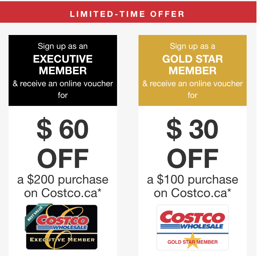 Costco Canada Promotions: Sign up As a New Member and Get a $30 or $60 ...