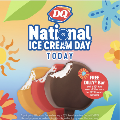 Dairy Queen Canada National Ice Cream Day Promotion: DQ Rewards Members ...