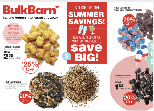 Bulk Barn Canada Coupons and Flyer Deals: Save $5 Off Your Purchase of ...
