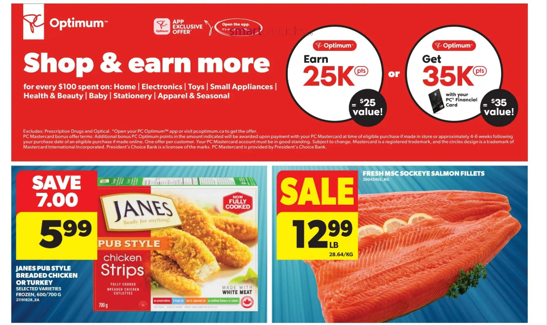 Real Canadian Superstore Ontario: Get 25K Optimum Points for Every $100 ...