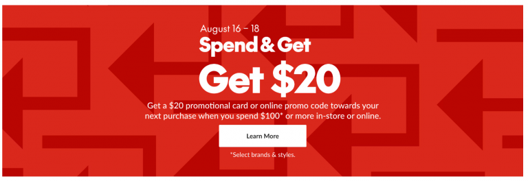 Sport Chek Canada: Get A $20 Promo Card When You Spend $100 + Kids ...