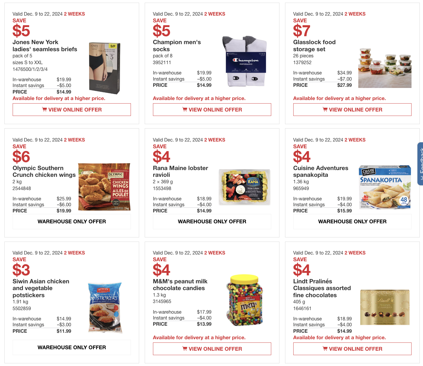 Costco Canada Coupons/Flyers Deals at All Costco Wholesale Warehouses ...