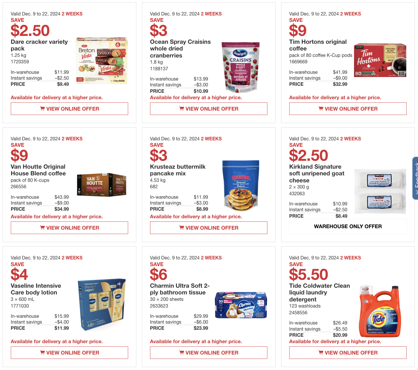 Costco Canada Coupons/Flyers Deals at All Costco Wholesale Warehouses ...