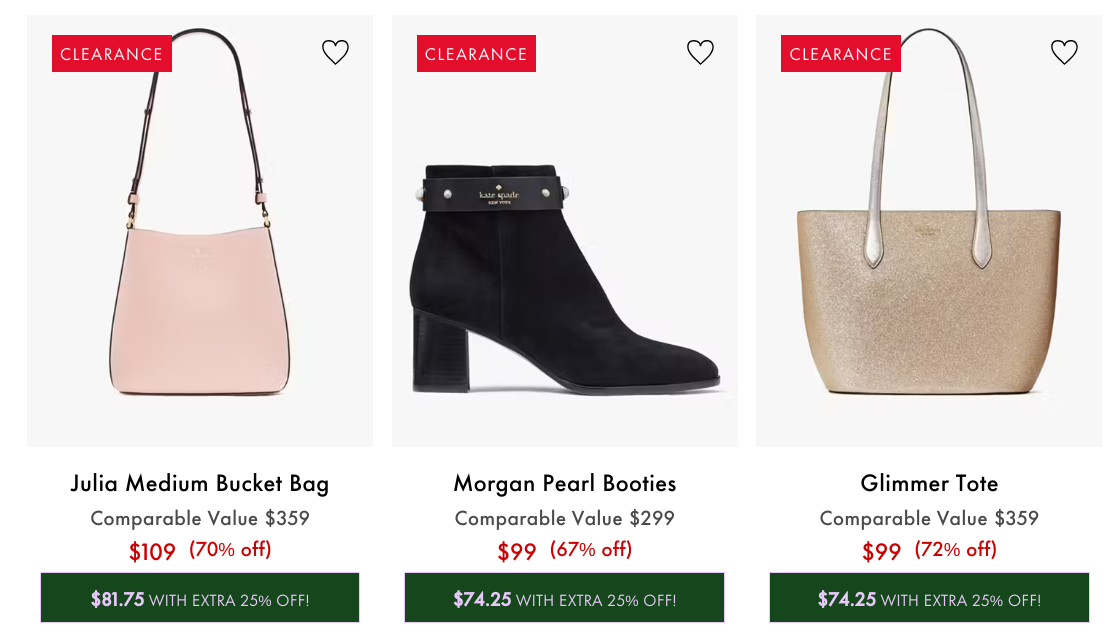 Kate Spade + Outlet Canada: Save up to 70% off Everything + an Extra 25 ...