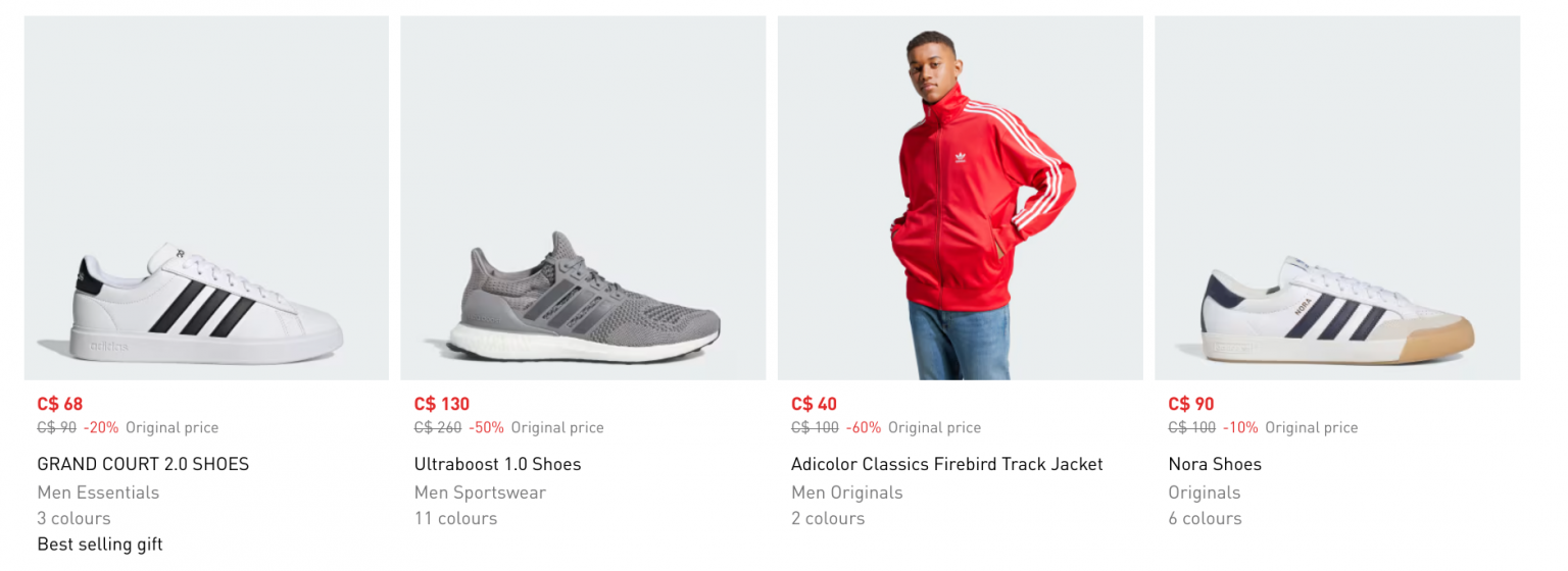 Adidas Canada Boxing Week Sale and End Of Year Deals: Save up to 60% ...