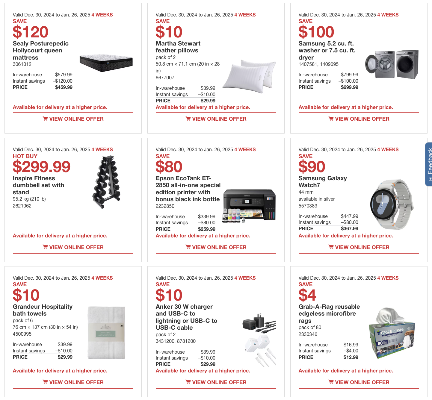Costco Canada Coupons/Flyers Deals at All Costco Wholesale Warehouses ...