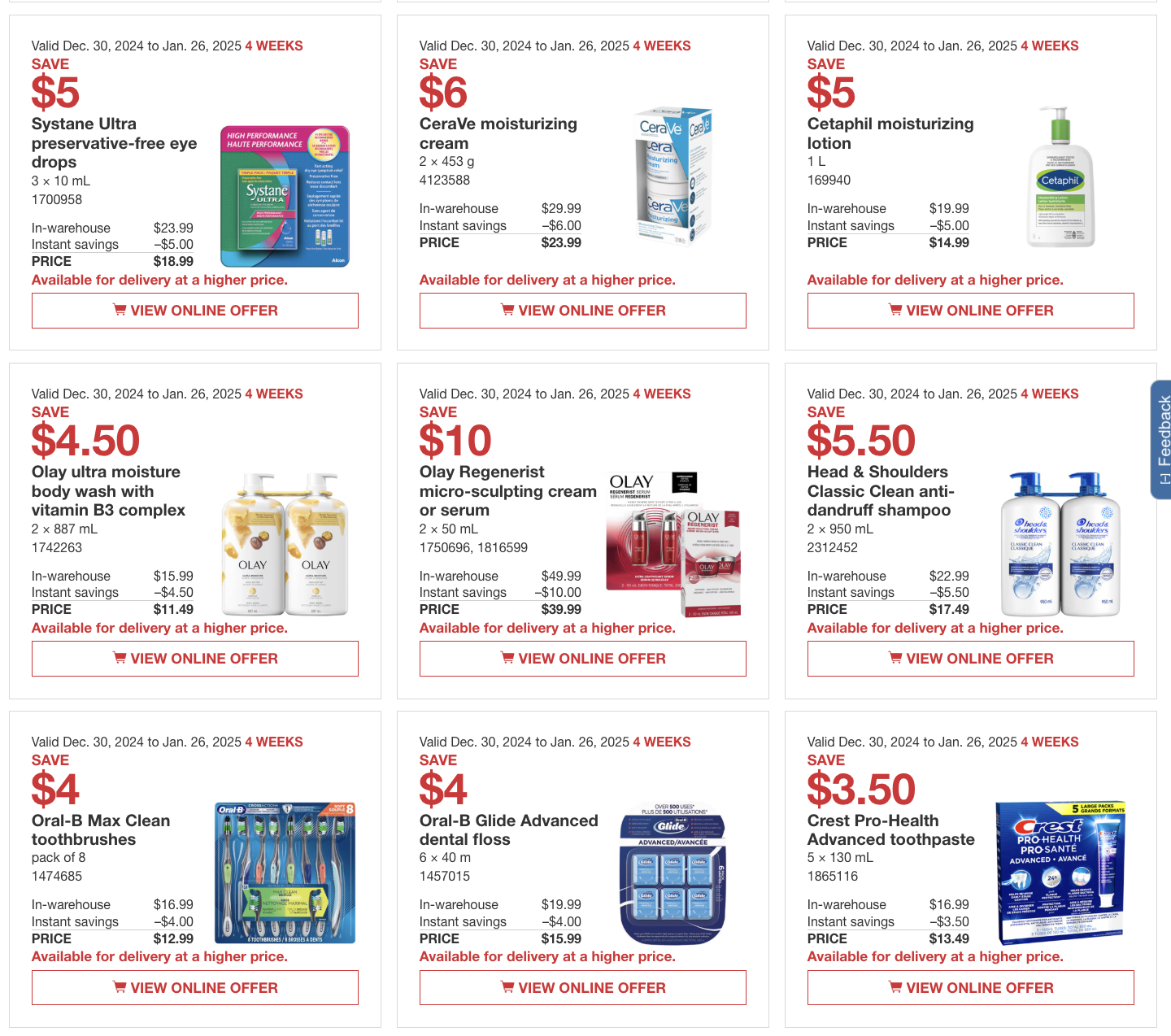 Costco Canada Coupons/Flyers Deals at All Costco Wholesale Warehouses ...