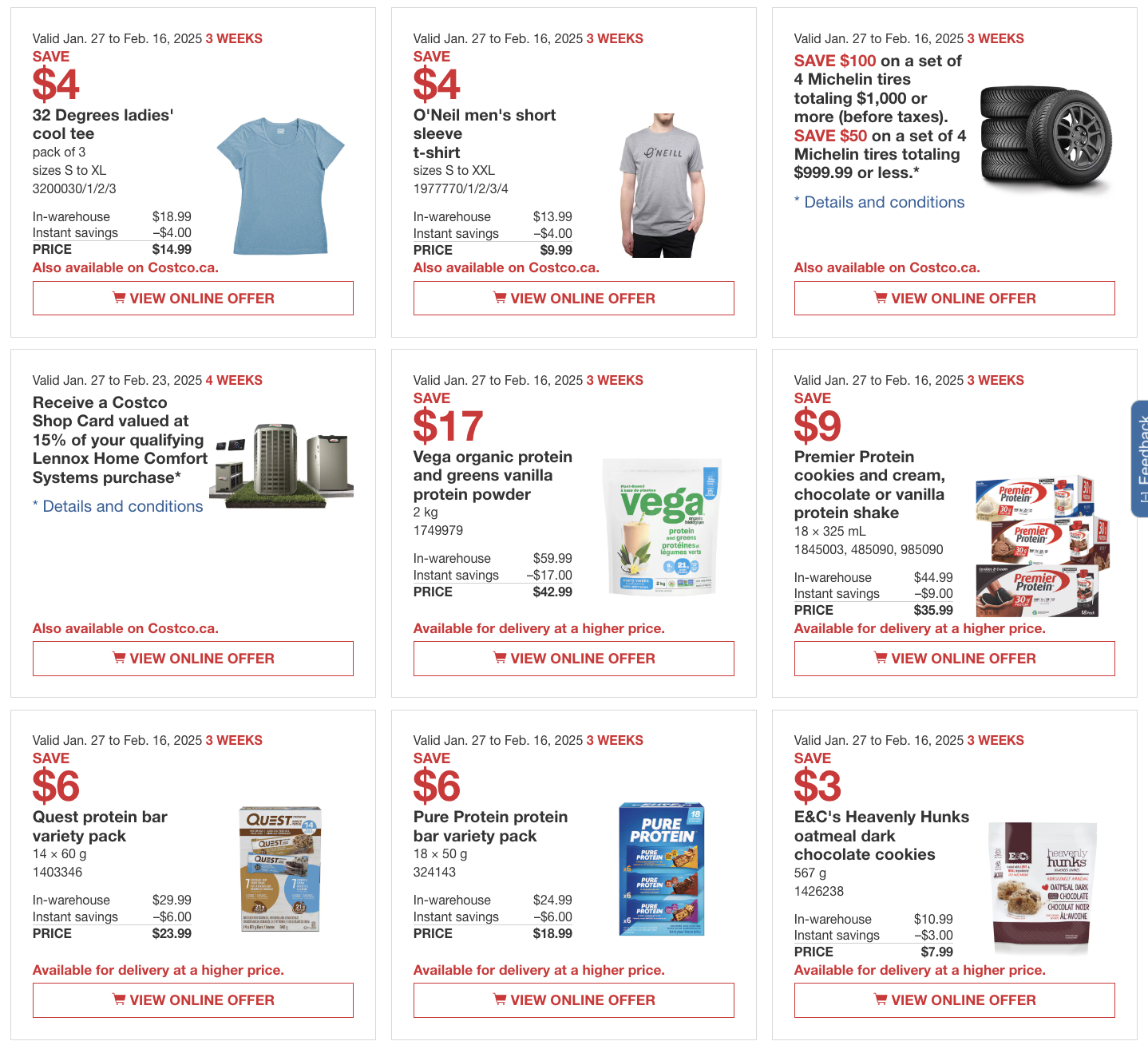 Costco Canada Coupons/Flyers Deals at All Costco Wholesale Warehouses ...