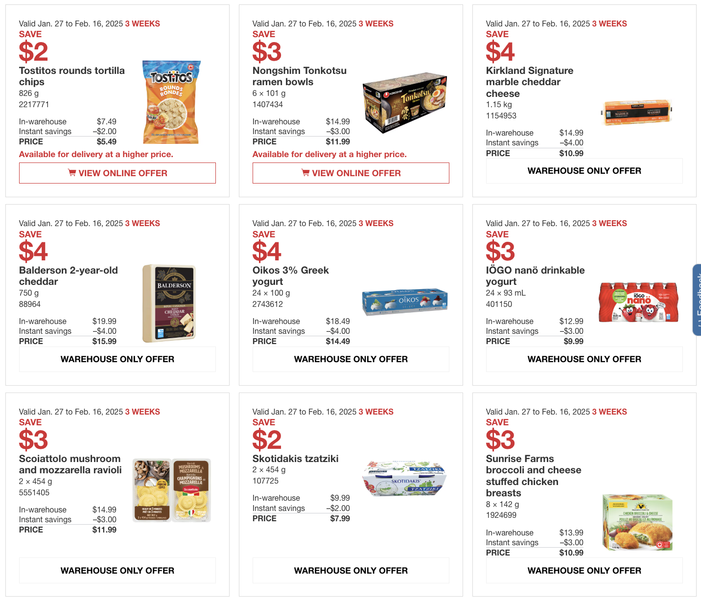 Costco Canada Coupons/Flyers Deals at All Costco Wholesale Warehouses ...