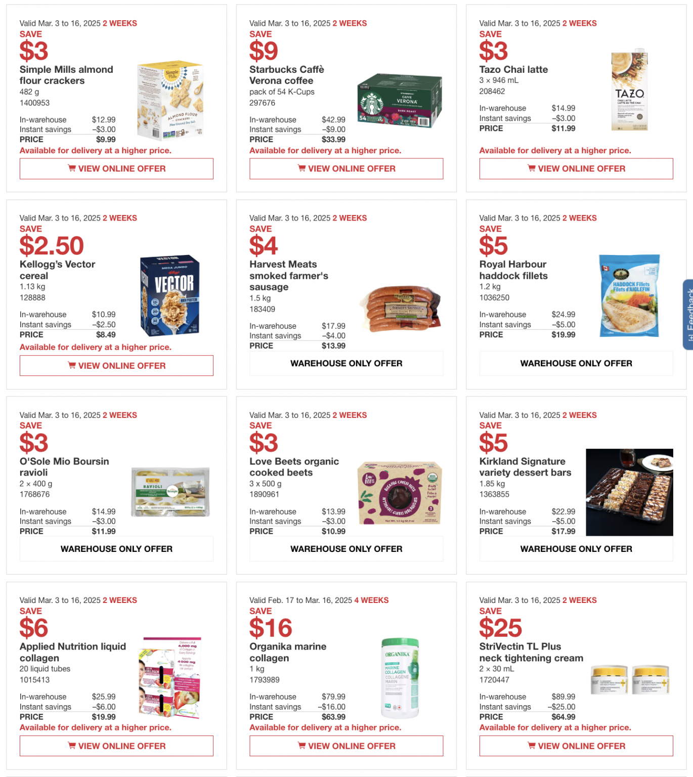 Costco Canada Coupons/Flyers Deals at All Costco Wholesale Warehouses ...