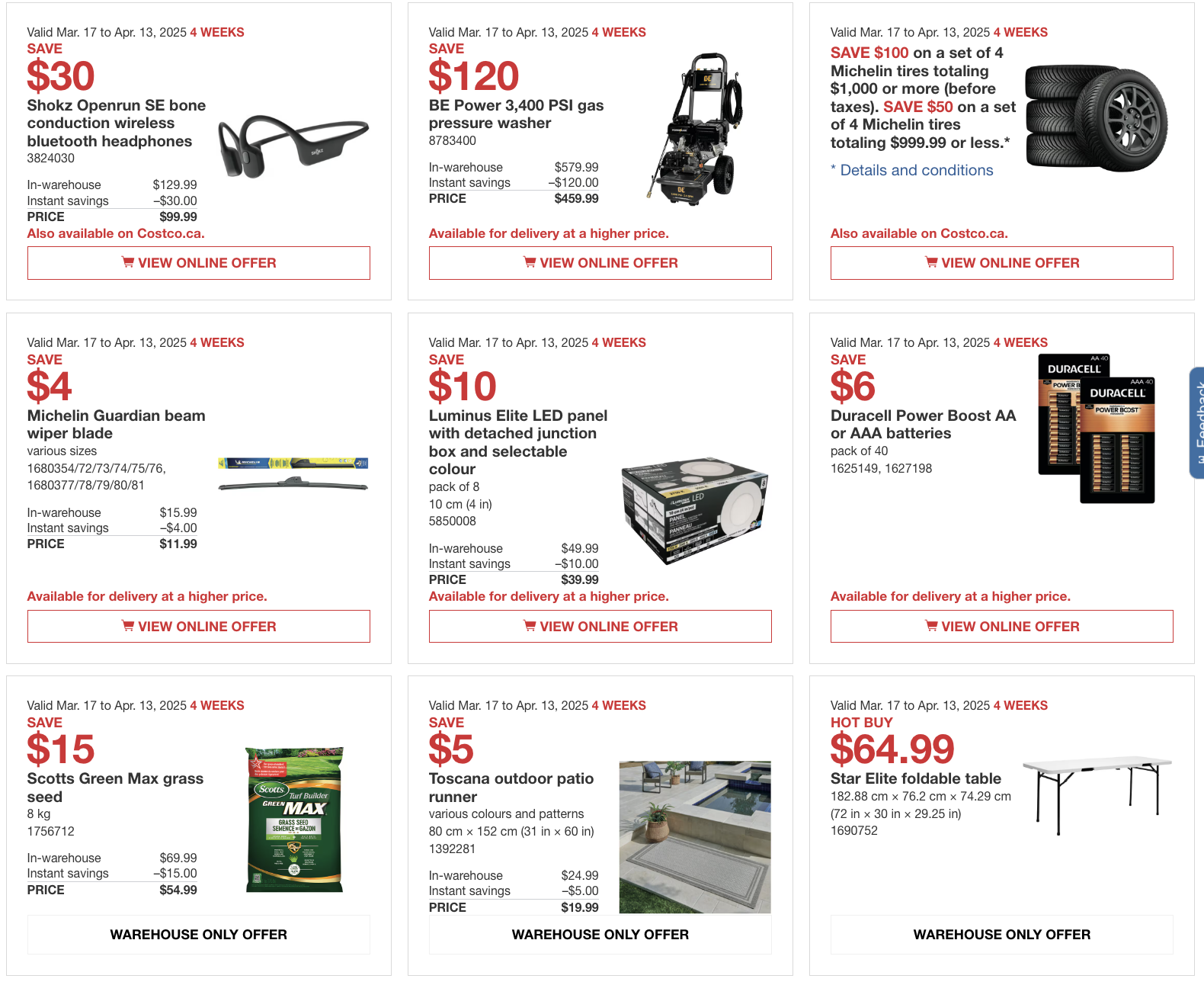 Costco Canada Coupons/Flyers Deals at All Costco Wholesale Warehouses ...