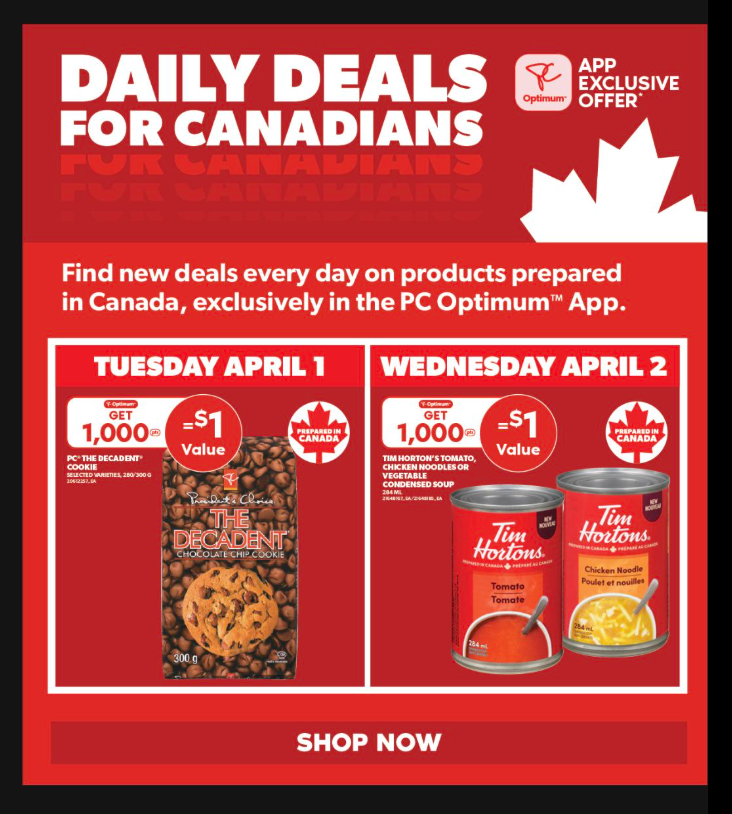 Real Canadian Superstore Ontario Daily Deals April 1st and 2nd ...
