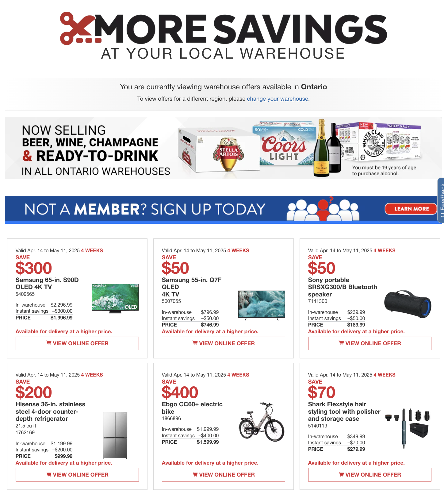 Costco Canada Coupons/Flyers Deals at All Costco Wholesale Warehouses ...