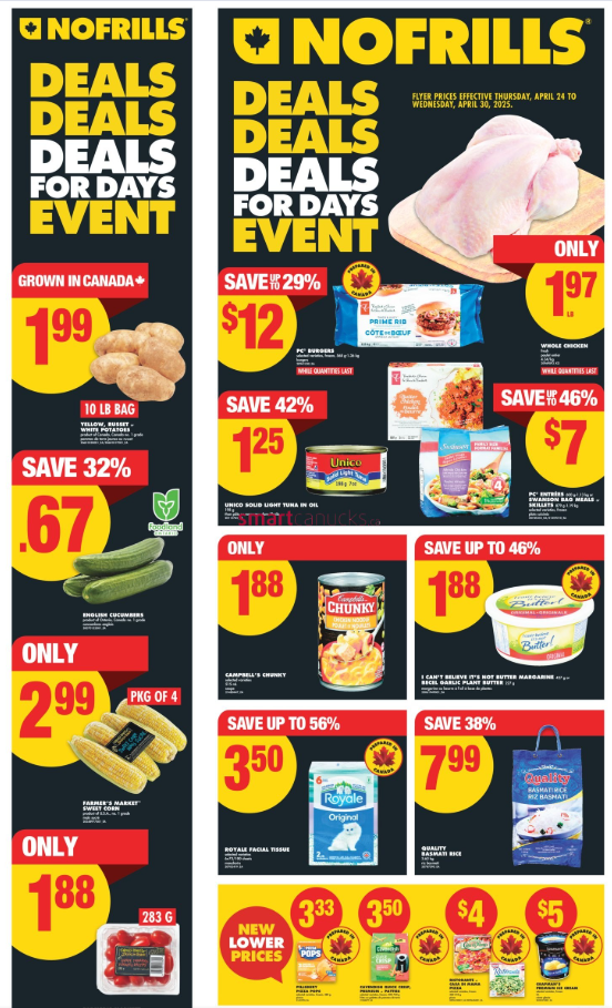 No Frills Ontario Flyer Deals April 24th - 30th - Canadian Freebies, Coupons, Deals, Bargains ...