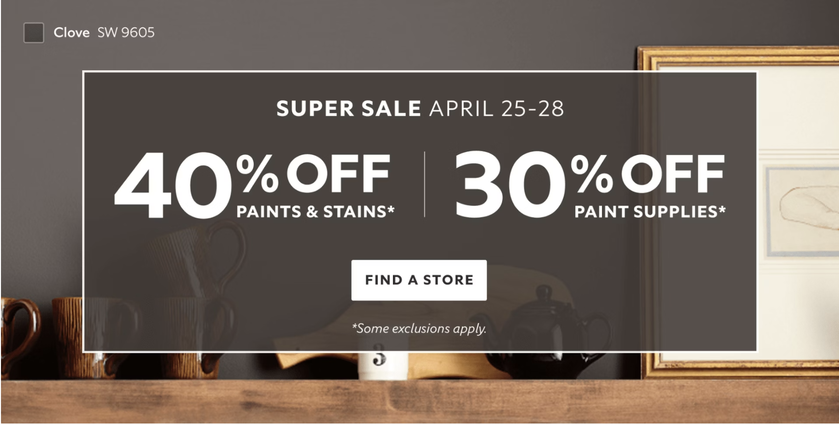 Sherwin Williams Canada Offers: Save 40% Off Paint & Stains + 30% off ...
