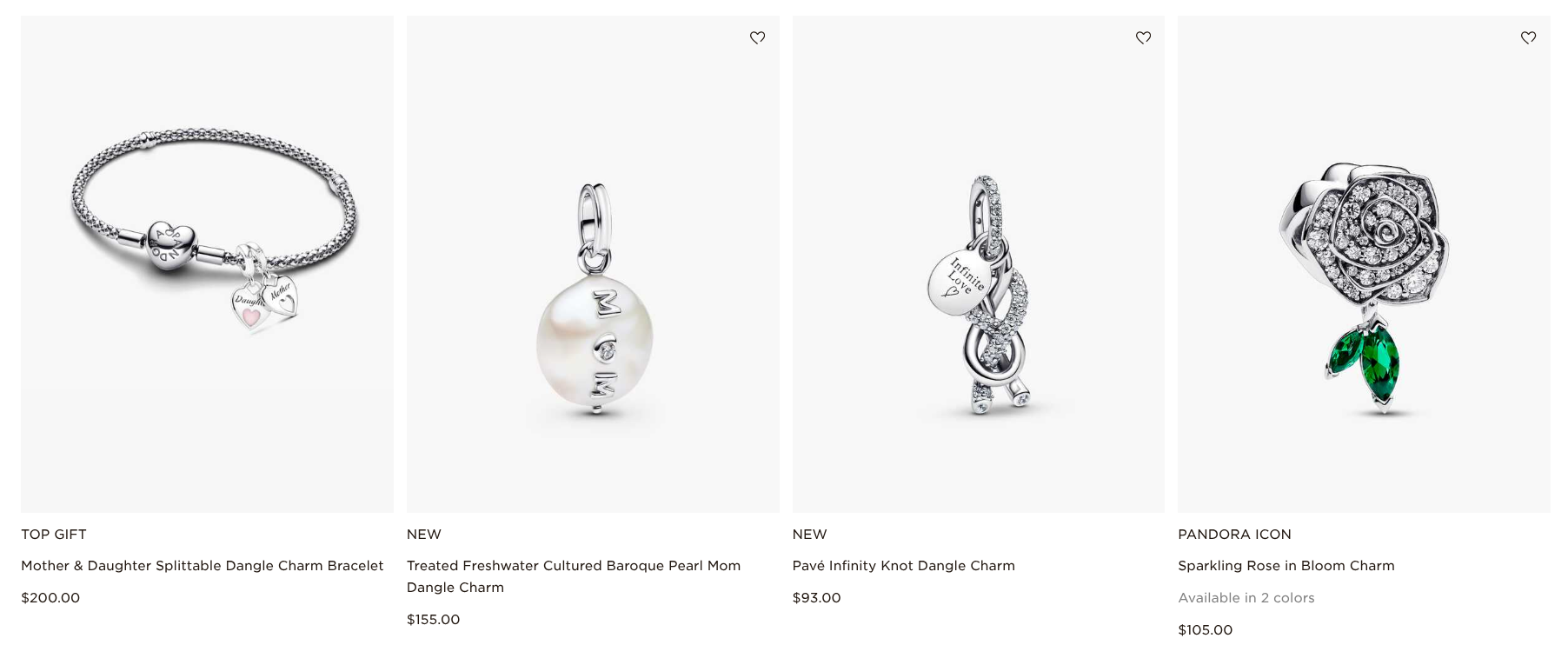 Pandora Canada Mother's Day Gifts + Free Shipping On All Orders ...