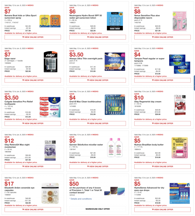 Costco Canada Coupons/Flyers Deals at All Costco Wholesale Warehouses ...