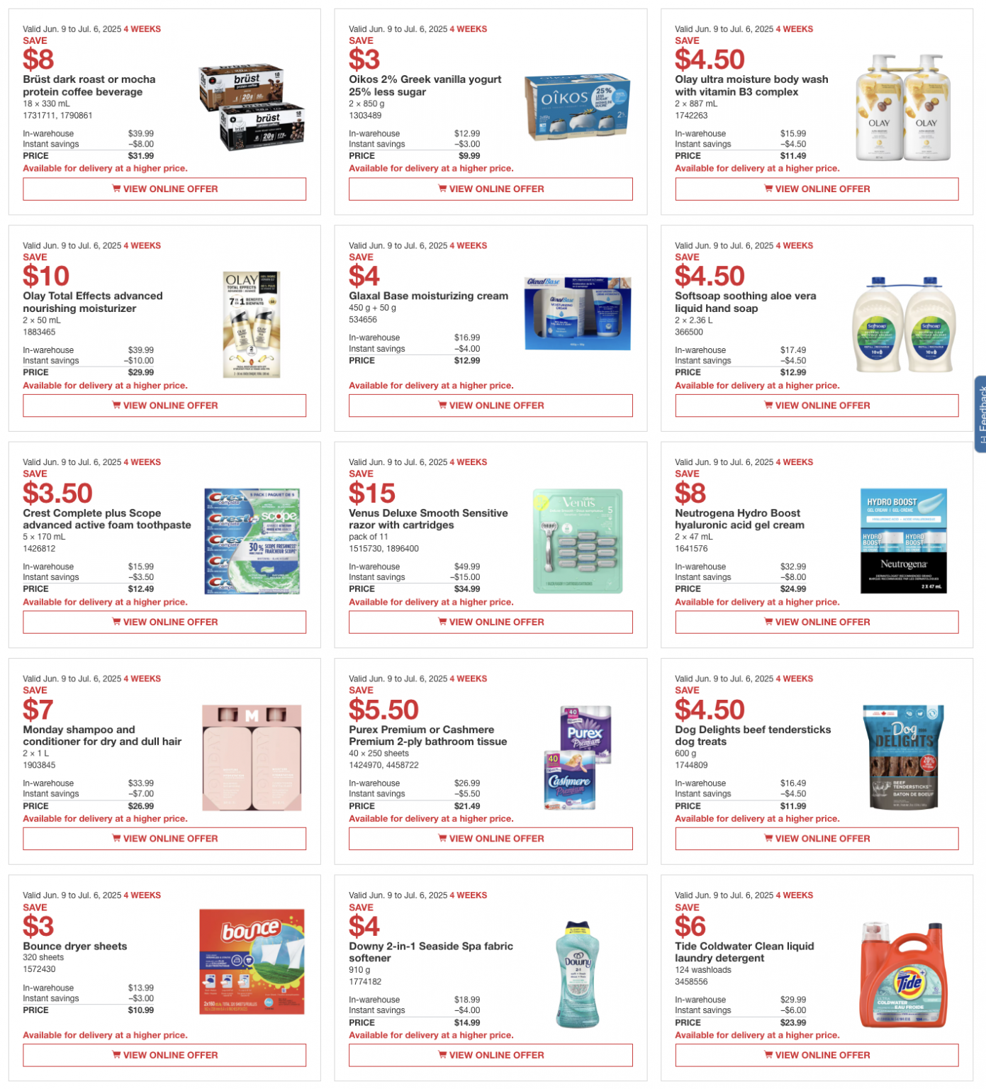 Costco Canada Coupons/Flyers Deals at All Costco Wholesale Warehouses ...