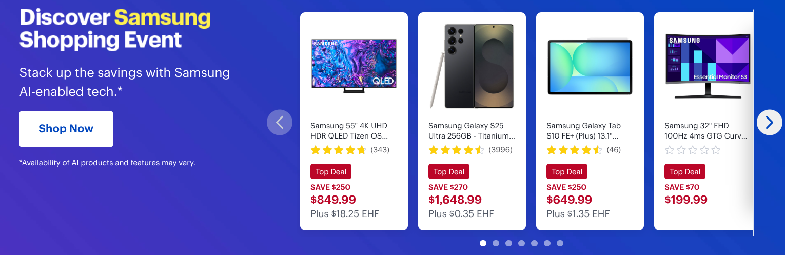 Best Buy Canada: Samsung Shopping Event + Top Deals - Canadian Freebies ...