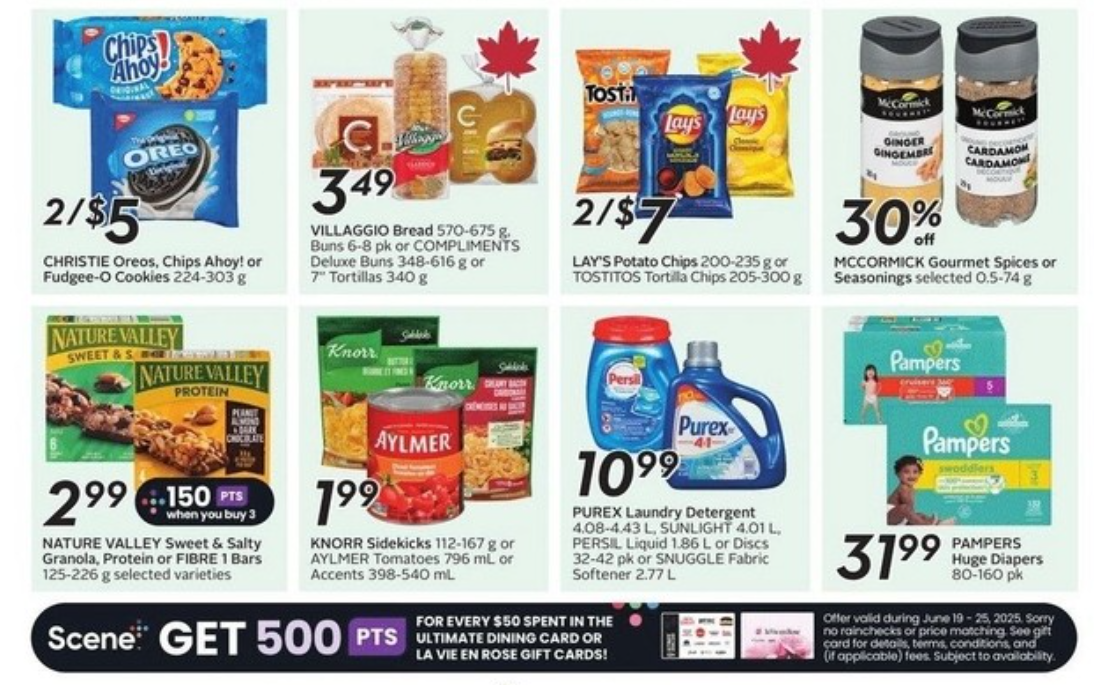 Sobeys Ontario: Get 500 Scene+ Points When You Spend $50 on Ultimate ...