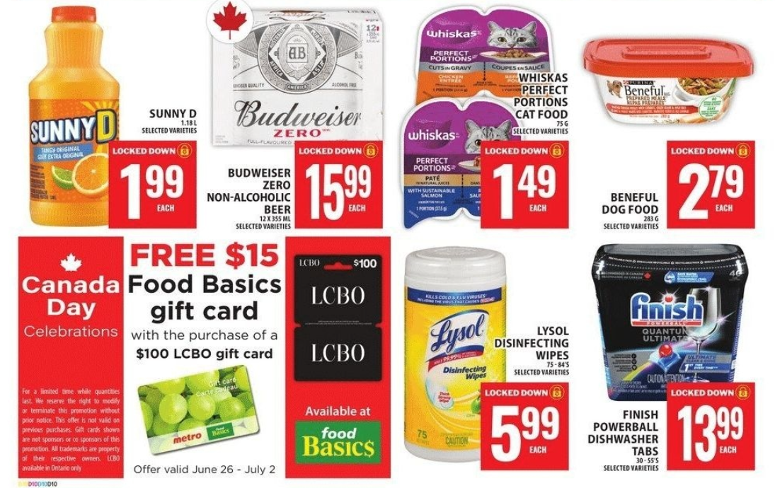 Food Basics Ontario: Get a Free $15 Gift Card When You Purchase A $100 ...
