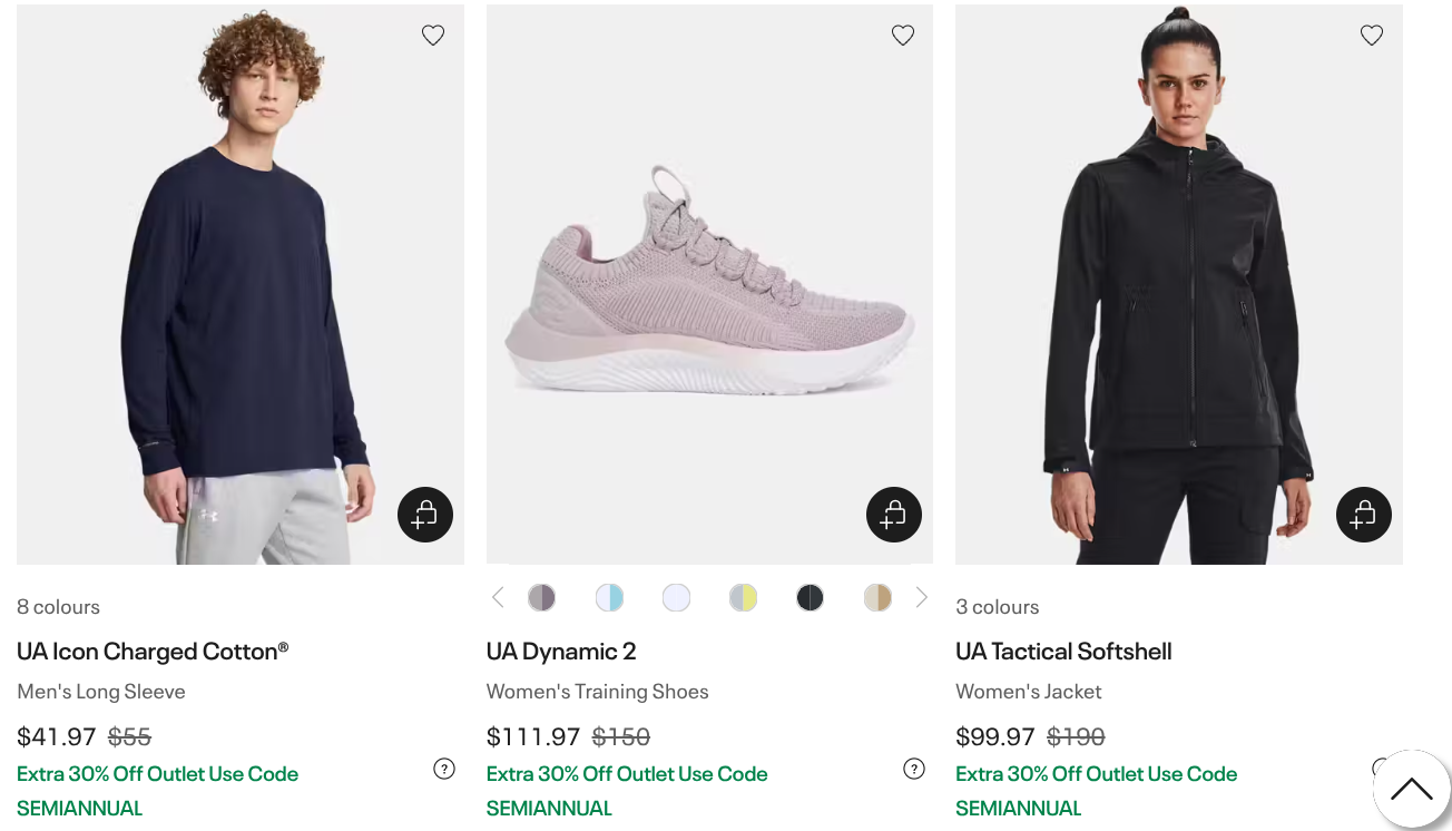 Under Armour Canada Semi-Annual Event Sale: Save An Extra 30% Off Using Promo Code - Canadian ...
