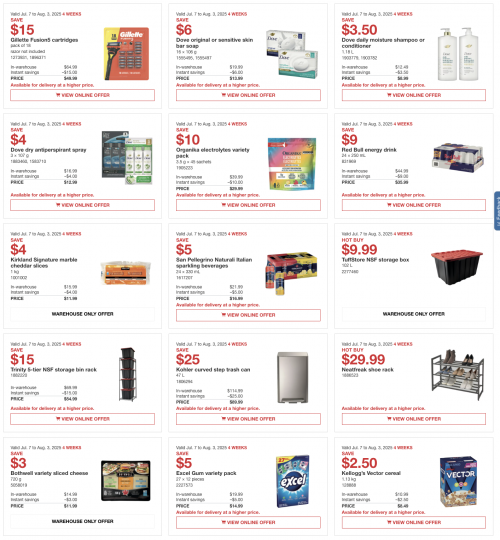 Costco Canada Coupons/Flyers Deals at All Costco Wholesale Warehouses ...