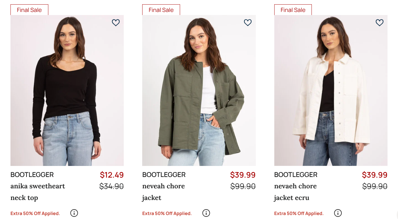 Bootlegger Canada: Sale up to 50% off + Extra 50% off Select Styles ...