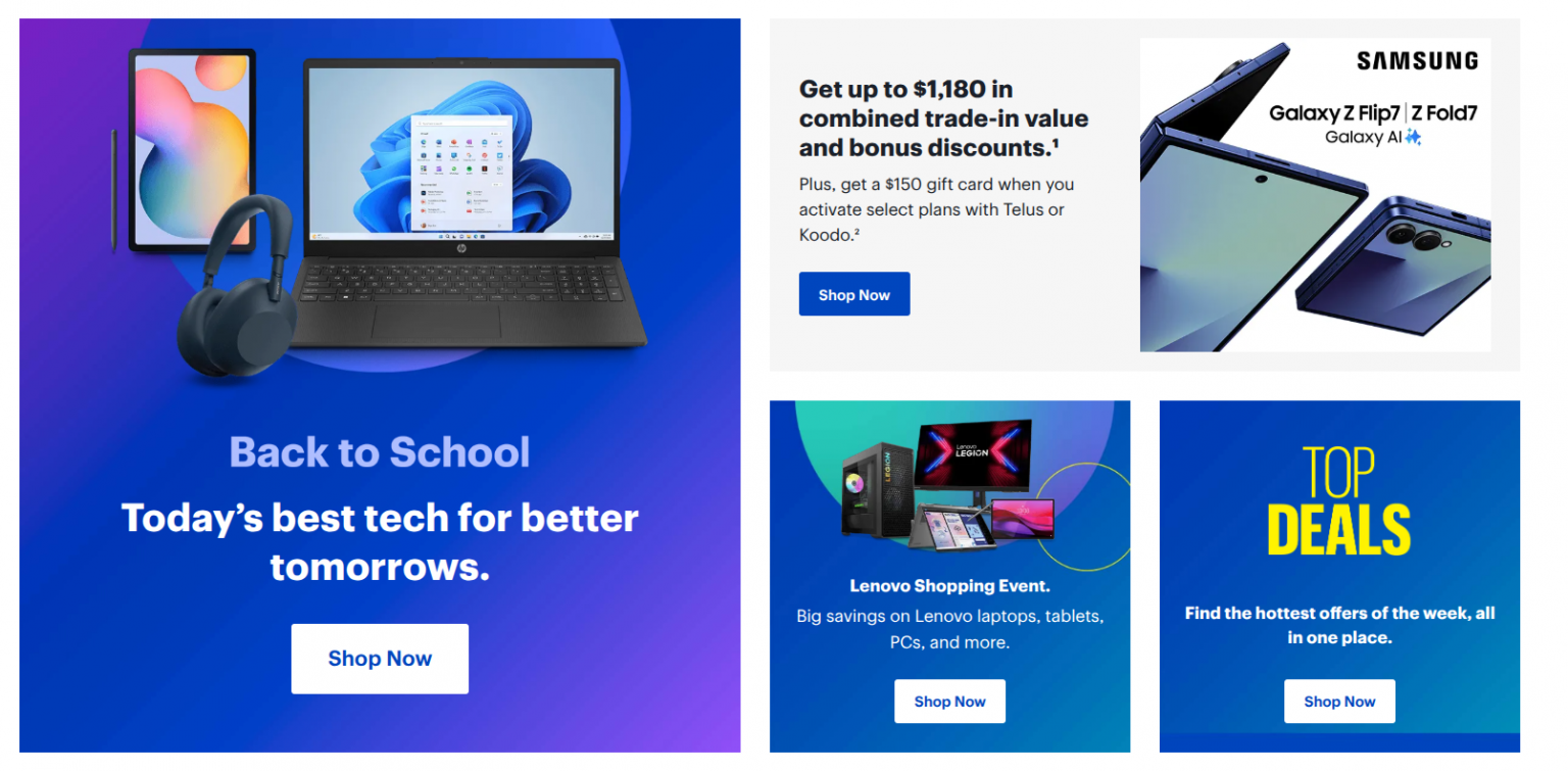 Best Buy Canada: Back to School Deals + Outlet Event Sale - Canadian ...