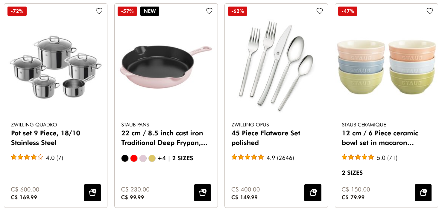 Zwilling Canada: Long Weekend Sale up to 60% off + Bundle Deals ...